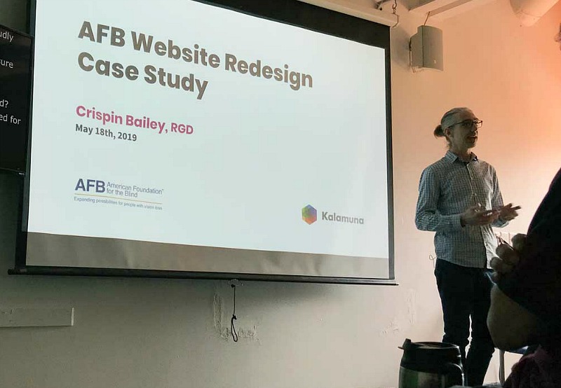 Accessible Media Inc.'s Graphic Designer attends the #A11yTO Camp ...